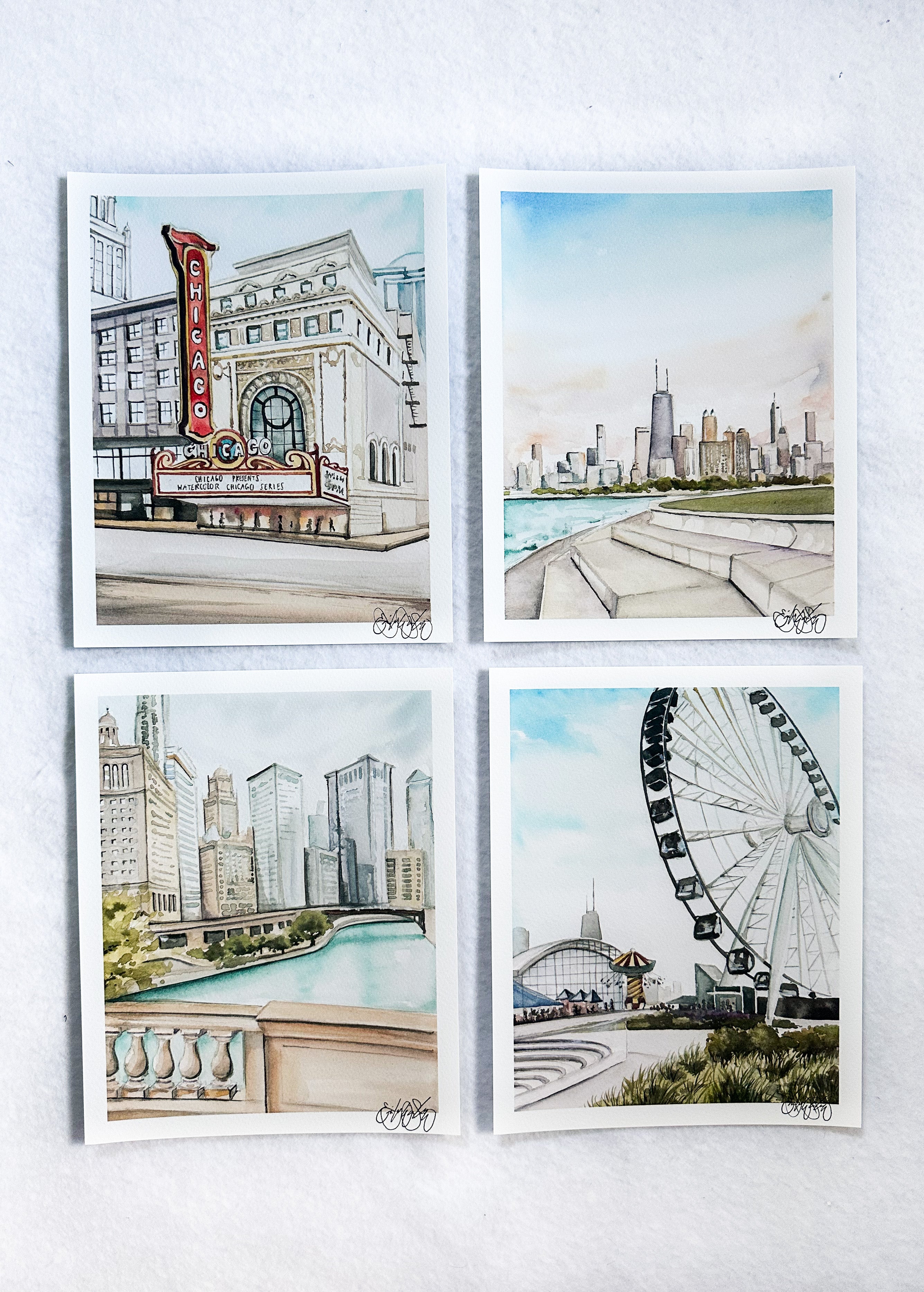 Chicago Watercolor Collection – Emily Winslow Art