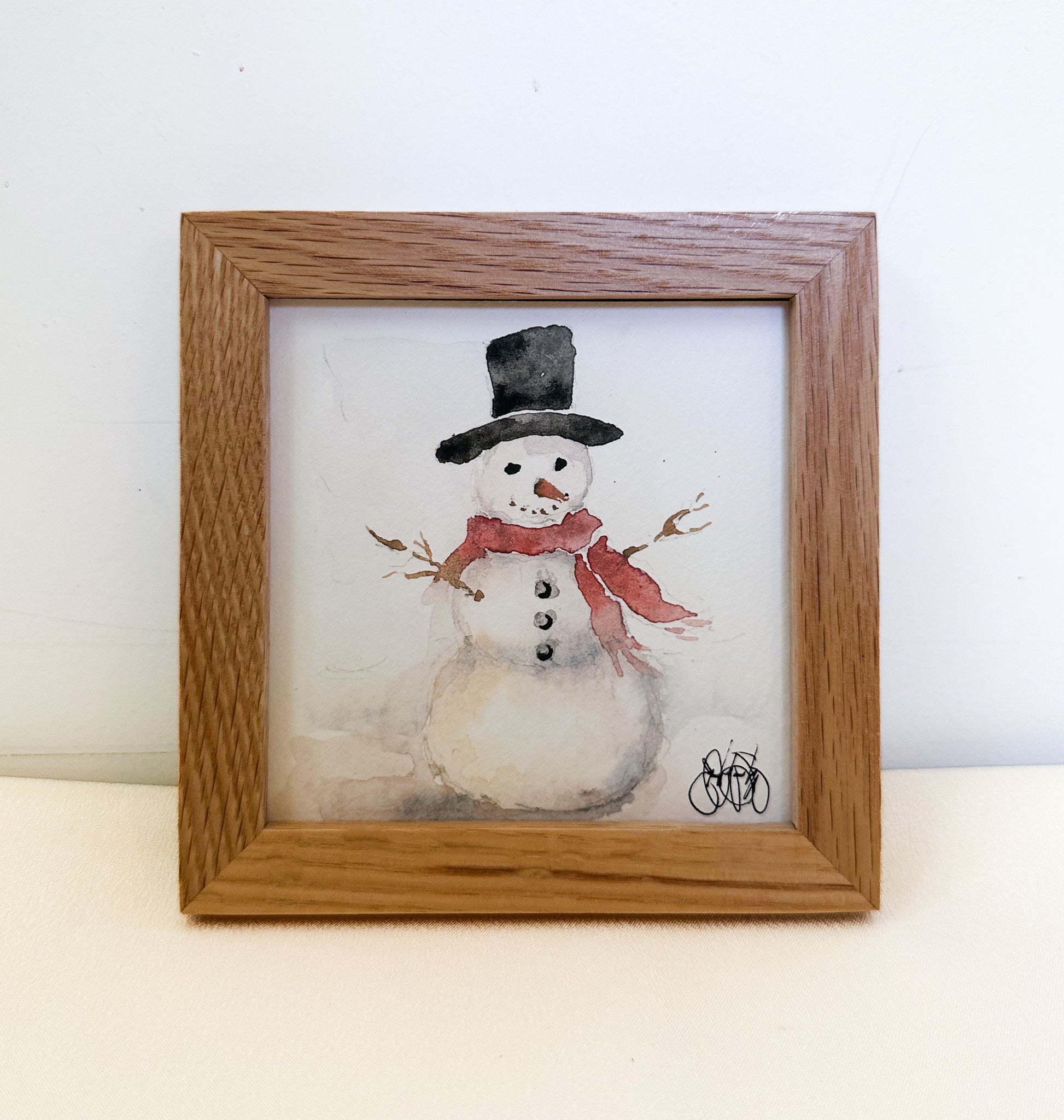PRINT - Snowman – Emily Winslow Art
